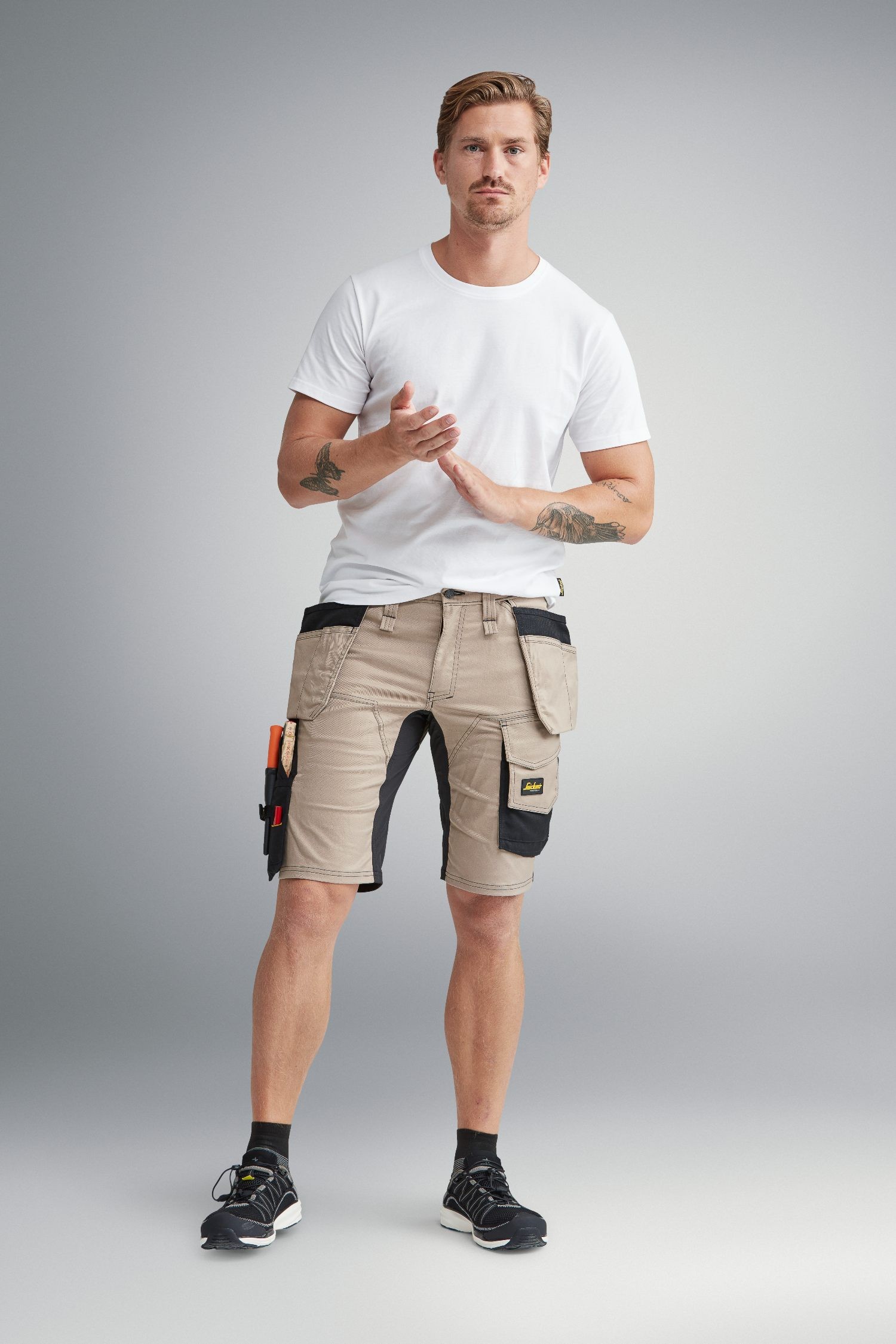 Pantaloni scurti de lucru Snickers 6141 Stretch Kaki 48 - eMAG.ro